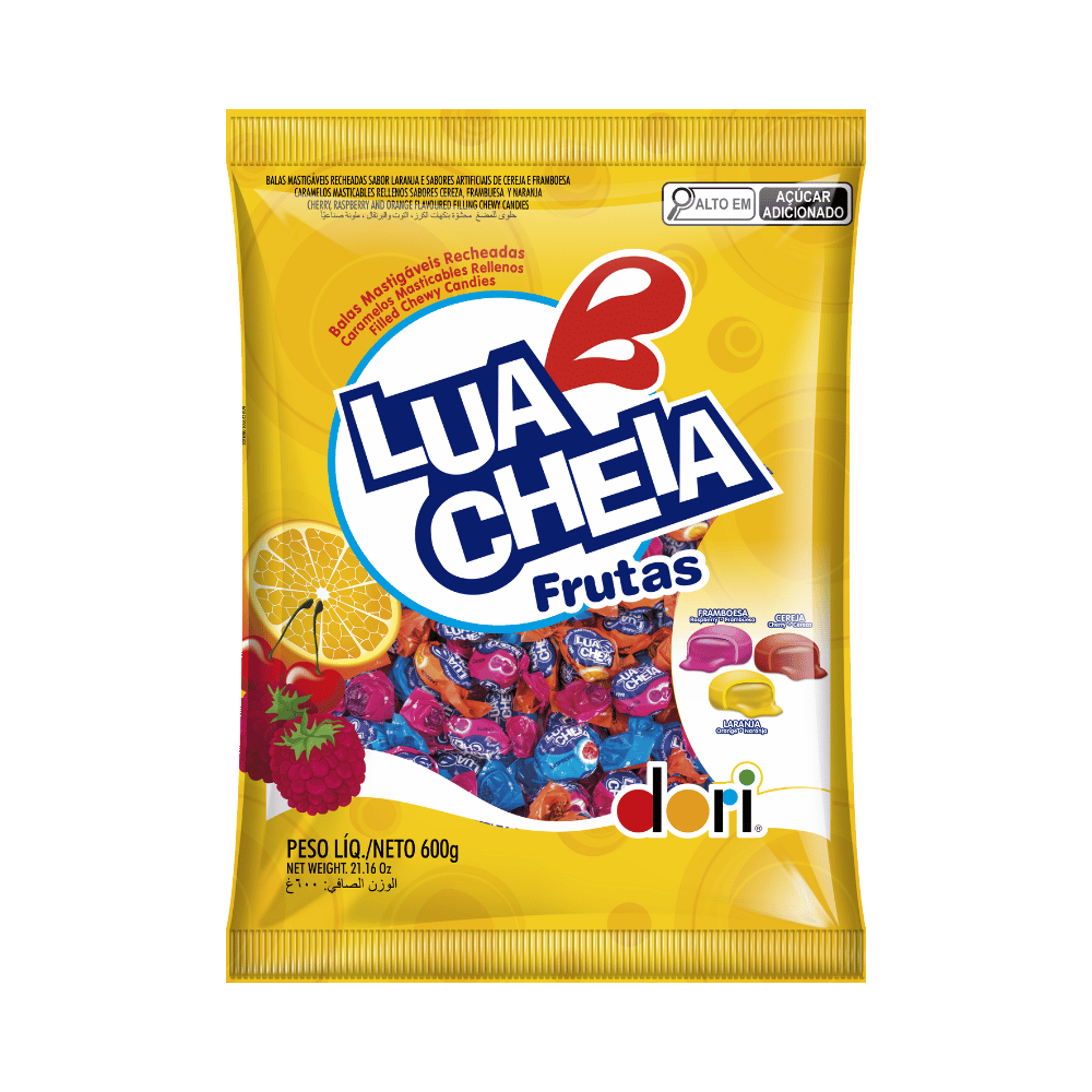 Bala Dori Lua Cheia Frutas 600g | Shopee Brasil