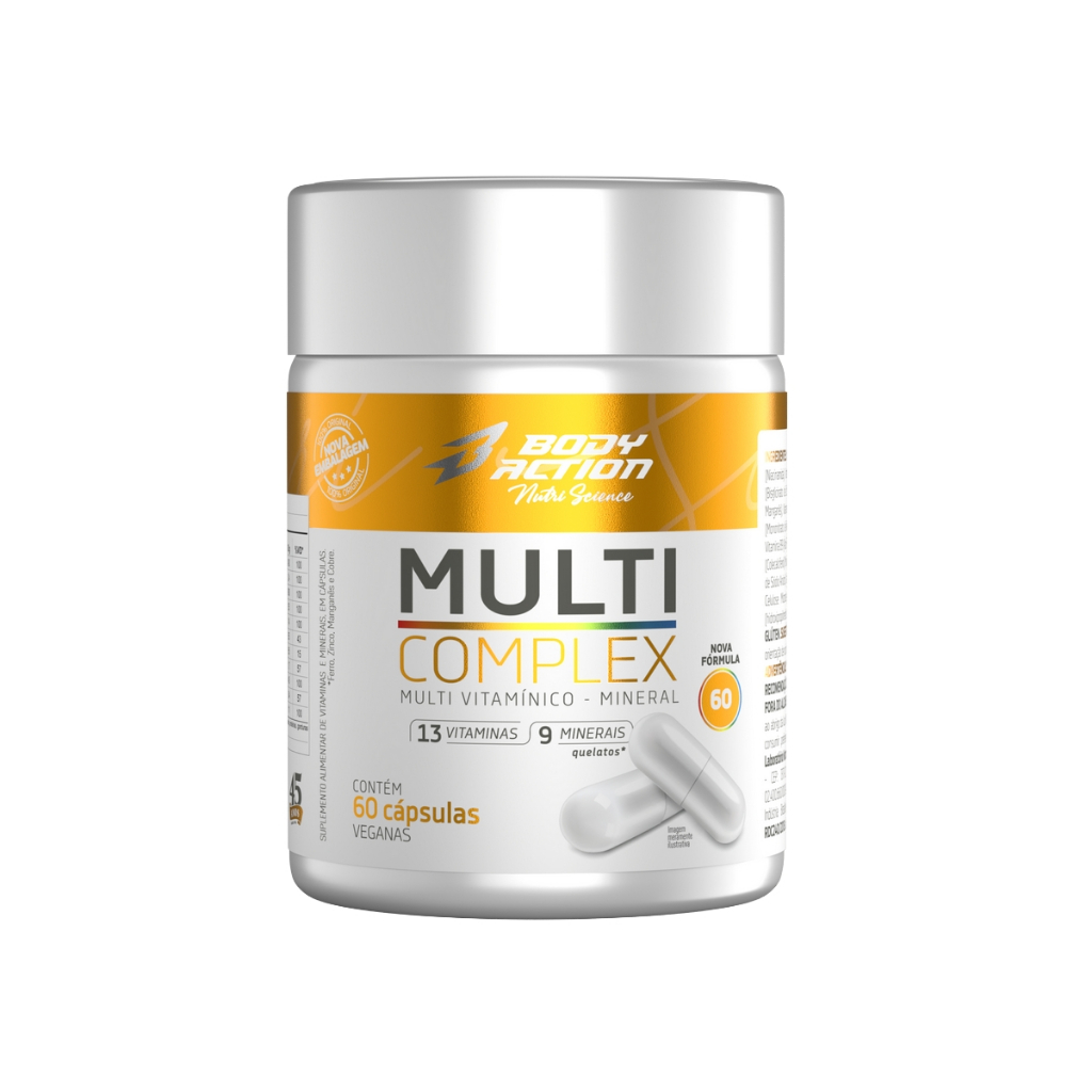 Multi Complex 60 Capsulas - Bodyaction | Shopee Brasil