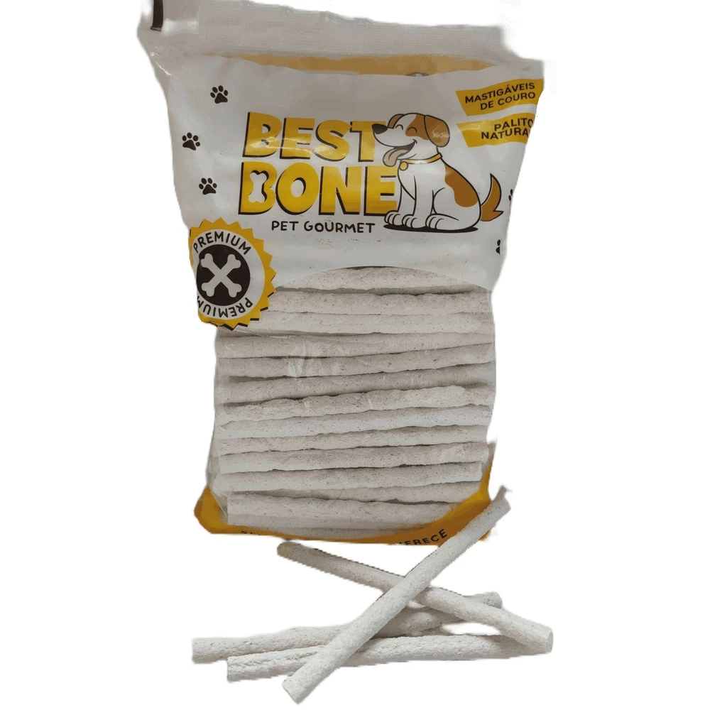 OSSO PALITO PARA CÃES COURO NATURAL BEST BONE 6/5 - PACOTE 1KG | Shopee ...