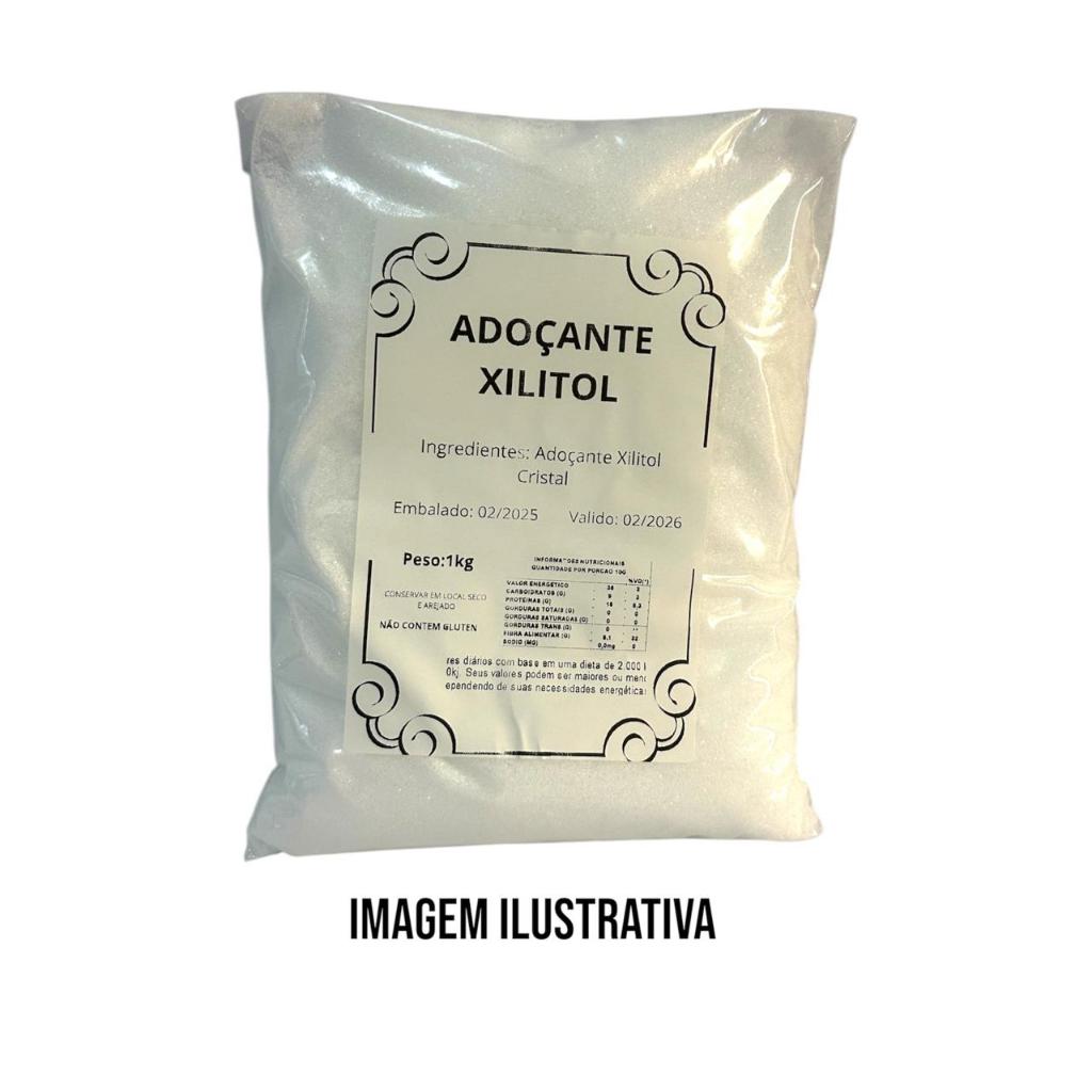 Adoçante Xilitol Cristal 500g | Shopee Brasil