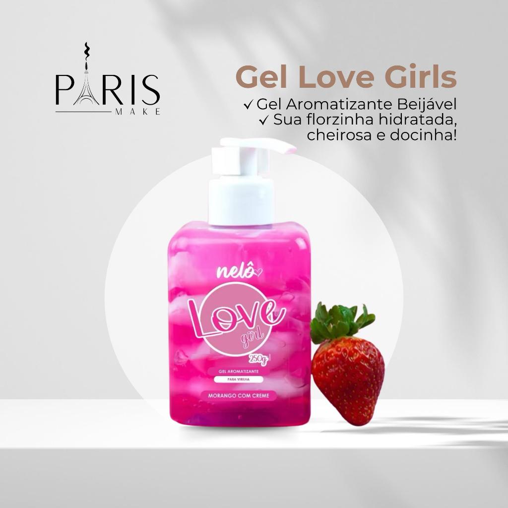 Gel Love Girls Aromatizante para Virilha Beijável Nelô Morango Blow ...