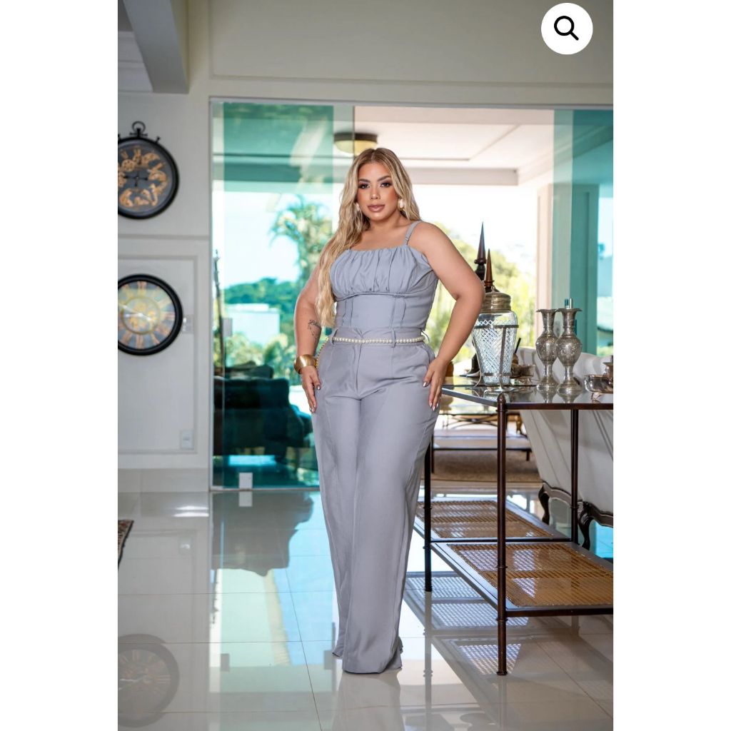 Conjunto Emilie plus size | Shopee Brasil