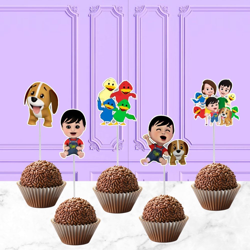 100 Topper de docinhos ou cupcake Bento e totó/tags Bento e totó/Festa ...