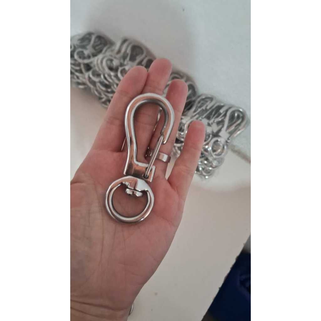 Kit 5 Mosquetão M de inox 7mm | Shopee Brasil
