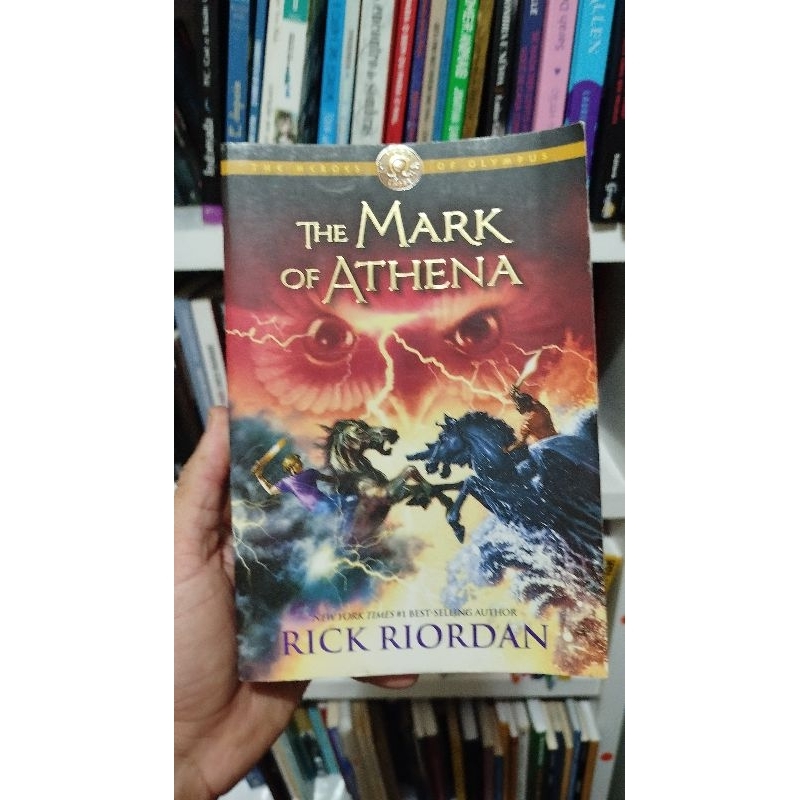 THE Mark of Athena - Rick Riordan ( edição inglês ) | Shopee Brasil