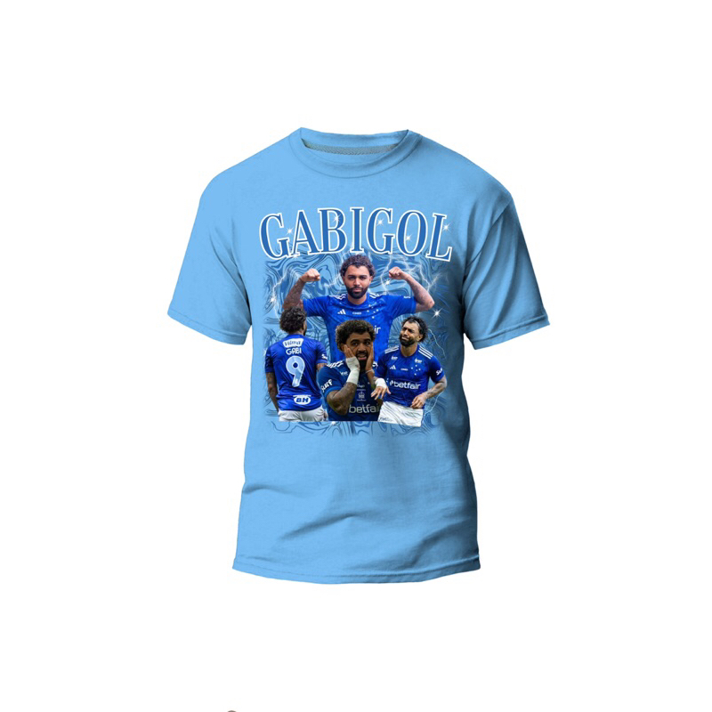 Camisa Gabigol Jogador Time Azul Estrela | Shopee Brasil