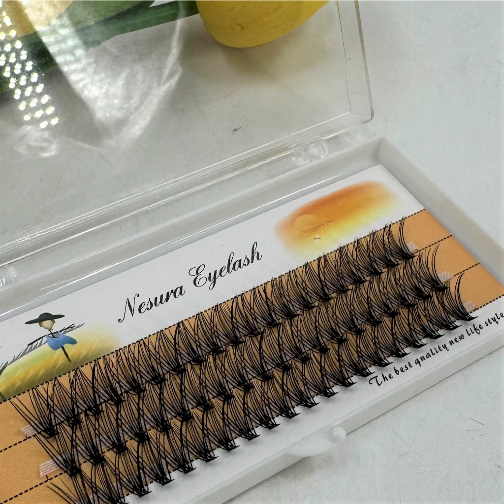 Kit 3 Cílios Scarecrow Triple Row 60 Fios - Mistura de Tamanhos 10D/20D/30D/40D/50D - DIY - São ...