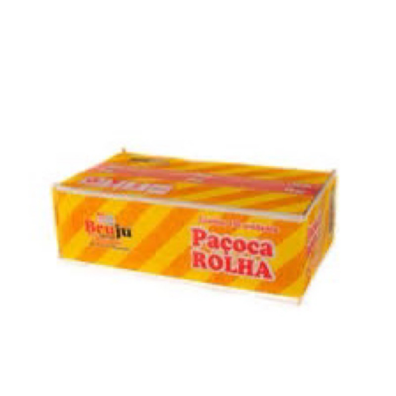 Caixa C/ 100 Paçocas Rolha BRUJU l- R$.0,29 cada unidade - PREÇO ...
