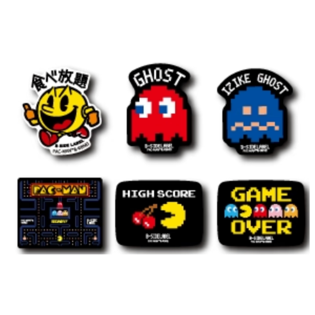 [Direct from Japan] B - SIDE LABEL Sticker / PAC-MAN Japan NEW | Shopee ...