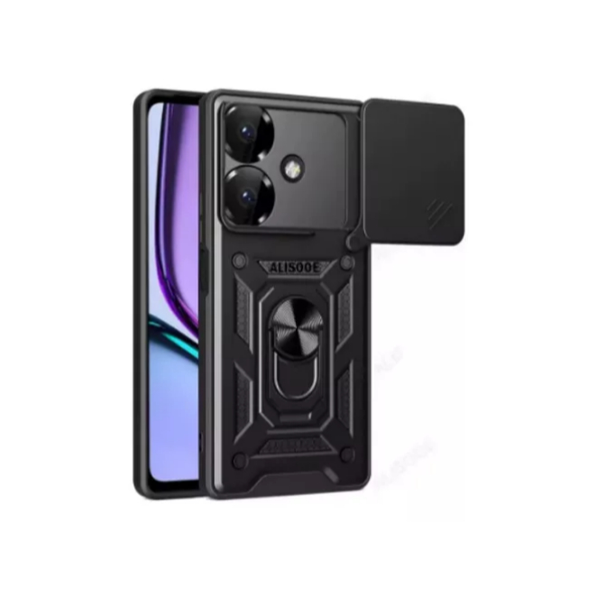 Capa Capinha Case para Realme Note 60 - Armadura Militar Ring Luxo ...