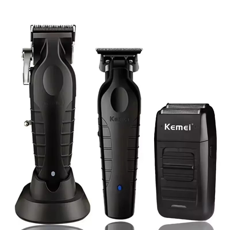 PRO Máquinas Profissionais Kemei Original KM-2296 Corte, KM-2299, KM-1102 Acabamento, Shaver ...