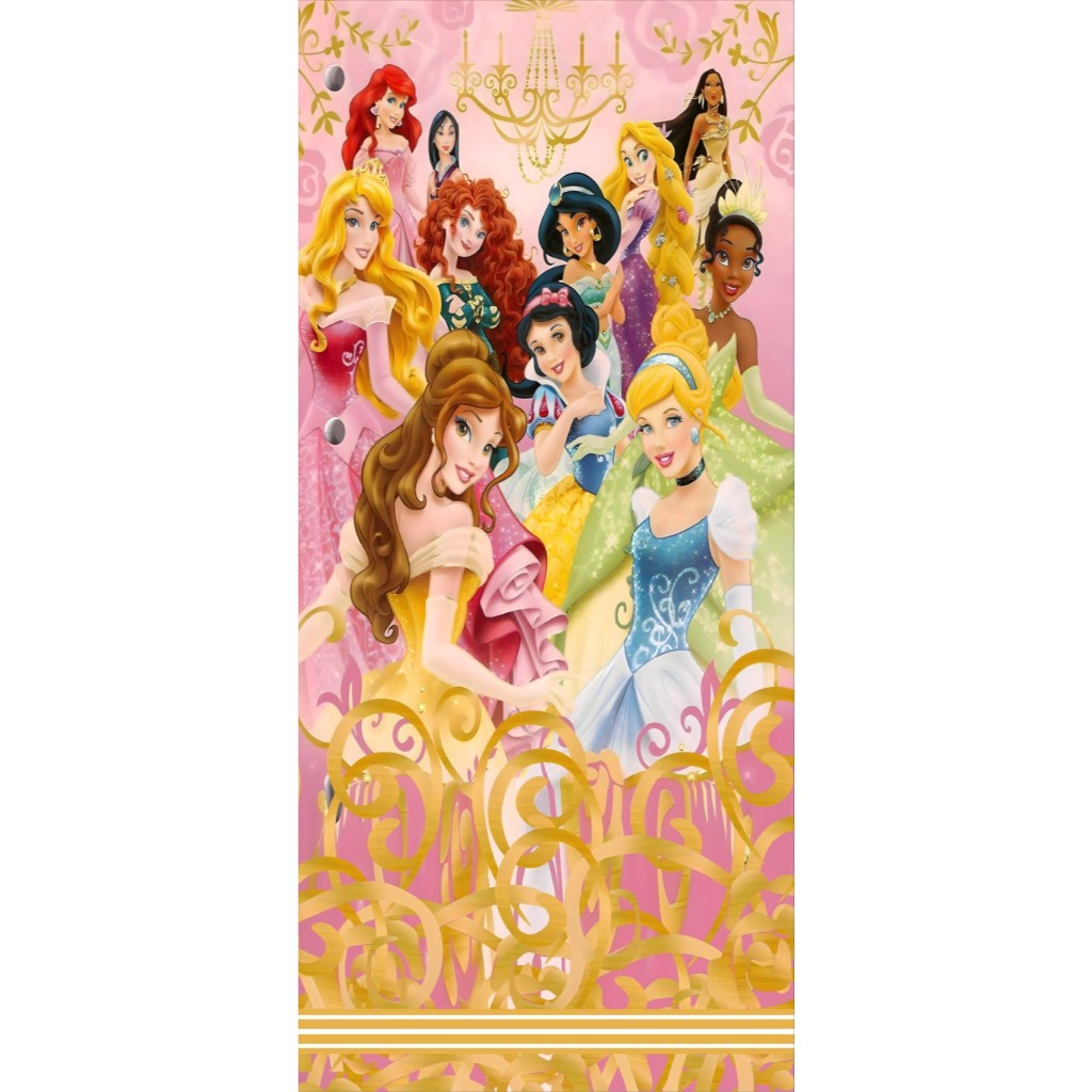 PAINEL DE FESTA PRINCESAS DISNEY VERTICAL 2X1 SEM ELASTICO NA BORDA ...