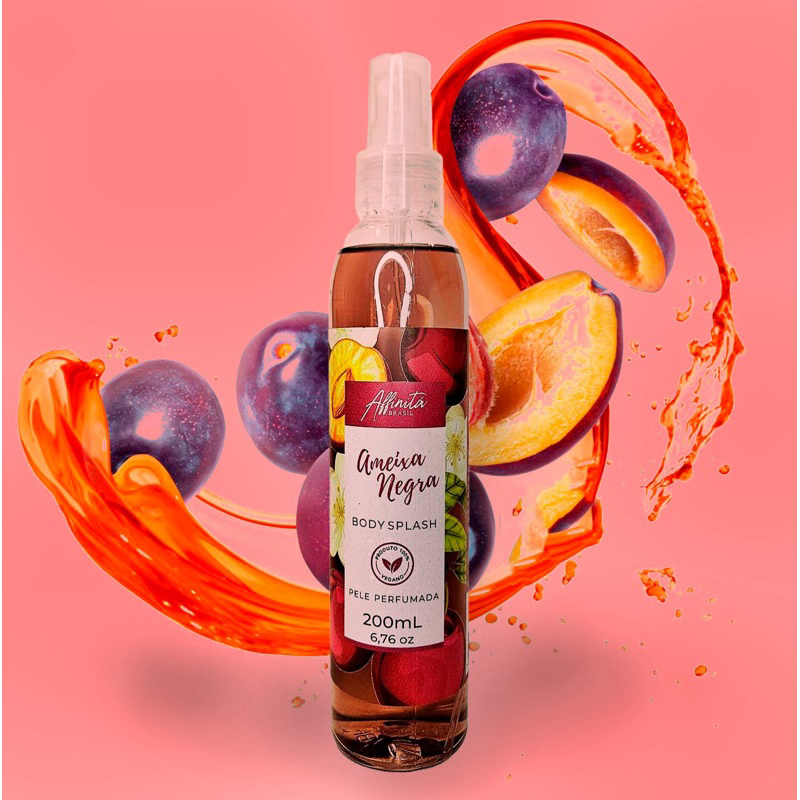 Body Splash AMEIXA NEGRA 200mL - Alta fixação | Shopee Brasil