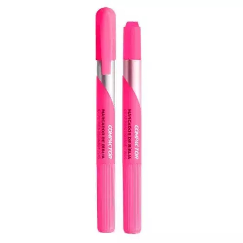 Marca Texto Rosa Em Gel Para Bíblia Ou Páginas Finas - Compactor ...