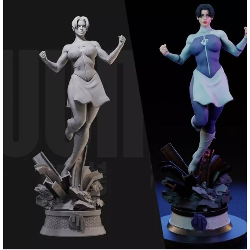 anissa invencível, action figure, colecionável, pintura profissional ...