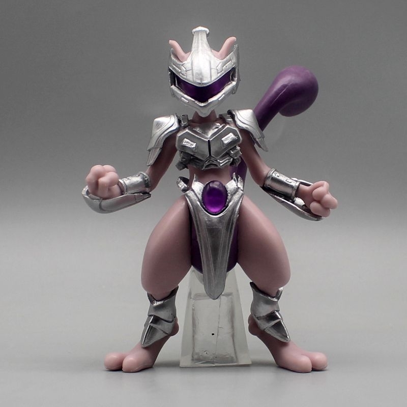Action Figure Pokémon Mewtwo com armadura anime brinquedo figura de ...