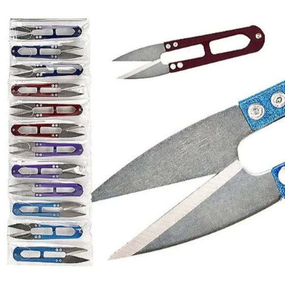 TESOURA DE ARREMATE CABO DE METAL - CARTELA C/12 UNID QTTY | Shopee Brasil