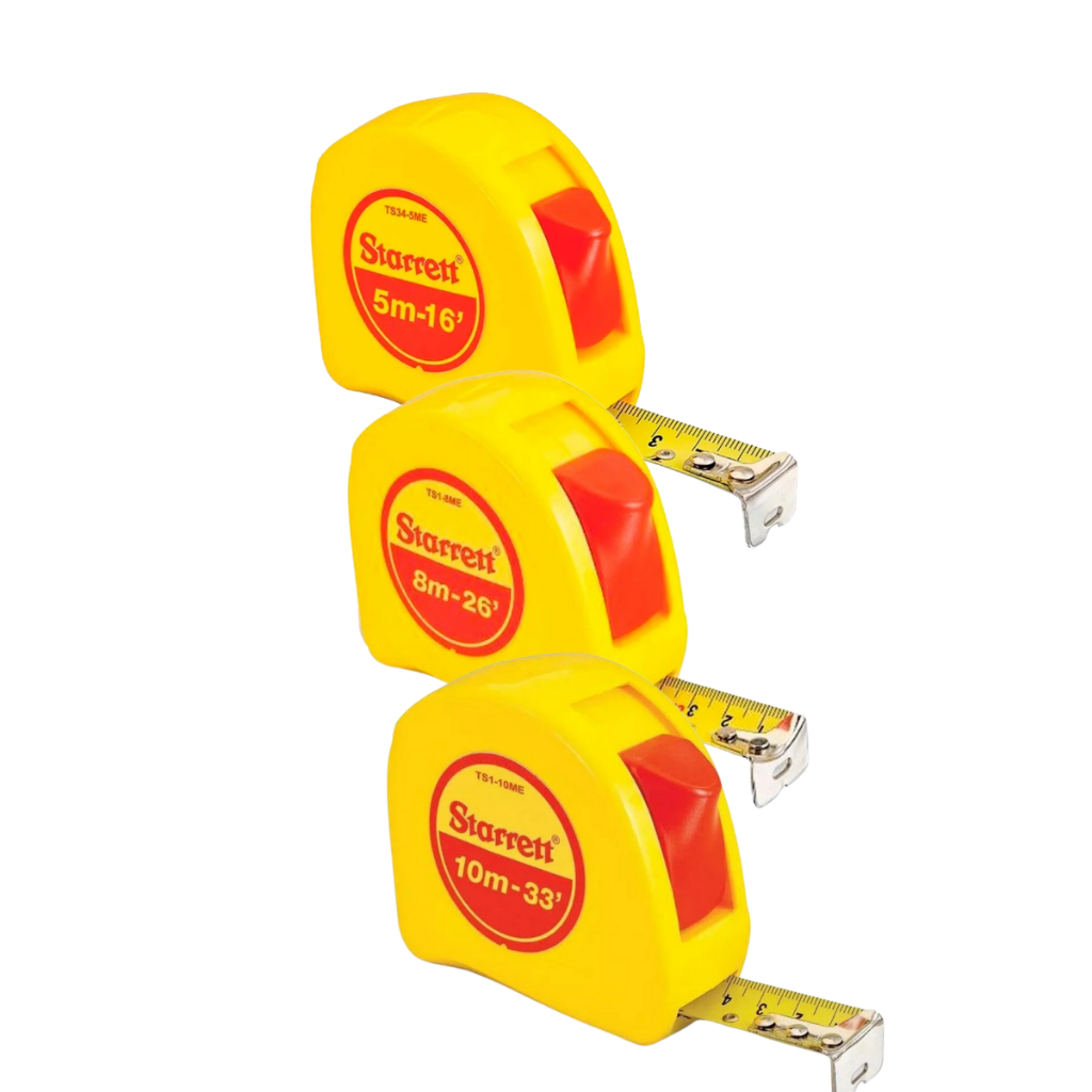 Trena de Bolso Fita De Aço 5m, 8m, e 10 Metros Starrett | Shopee Brasil