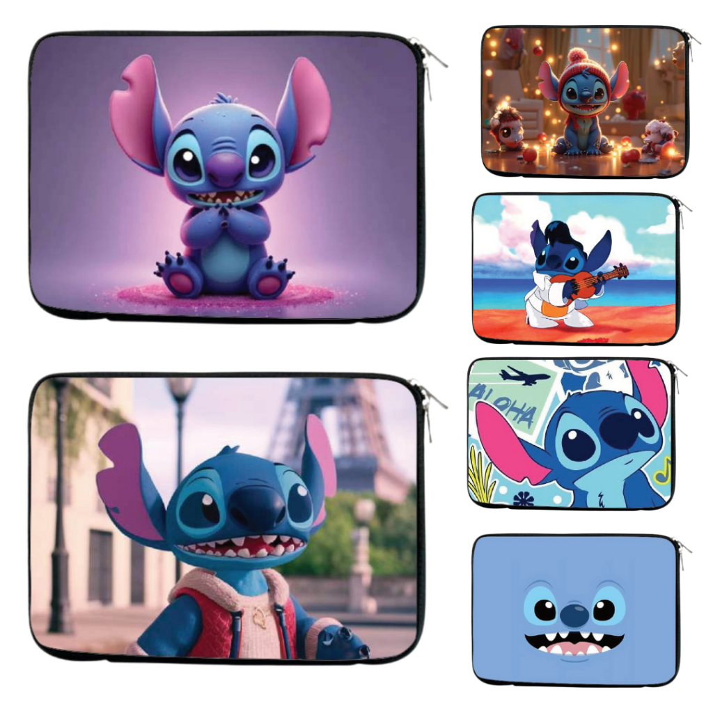 Capa Case Para Notebook + Mousepad Stitch 14 e 15 polegadas Com Zíper ...