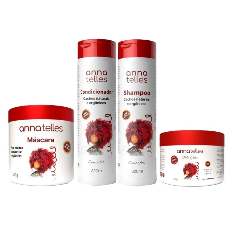 Kit completo anna telles 300 gr - original | Shopee Brasil