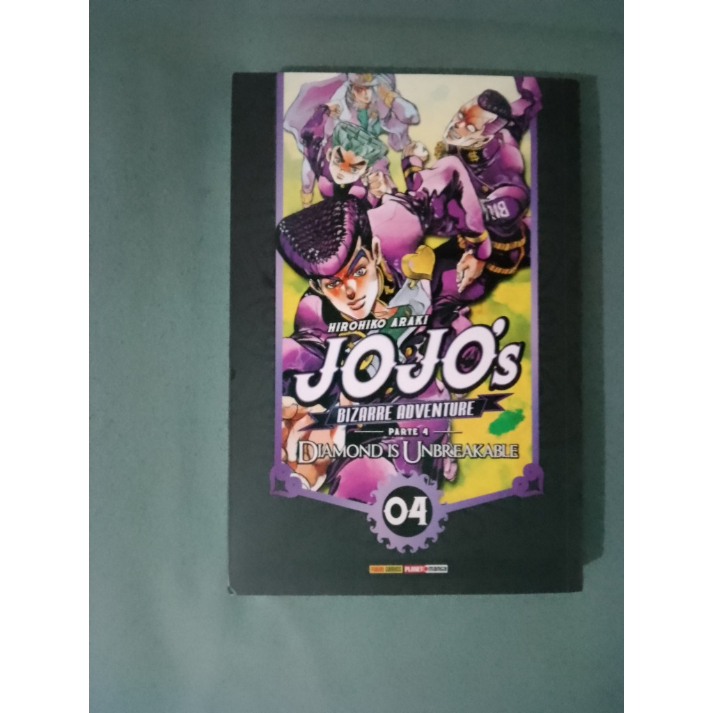 Mangá Jojo Bizarre Adventure Parte 4 Diamond is Unbreakable 4 | Shopee Brasil