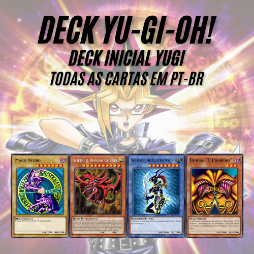 PROXY DECK YUGIOH! PT/BR - Deck Inicial Yugi | Shopee Brasil