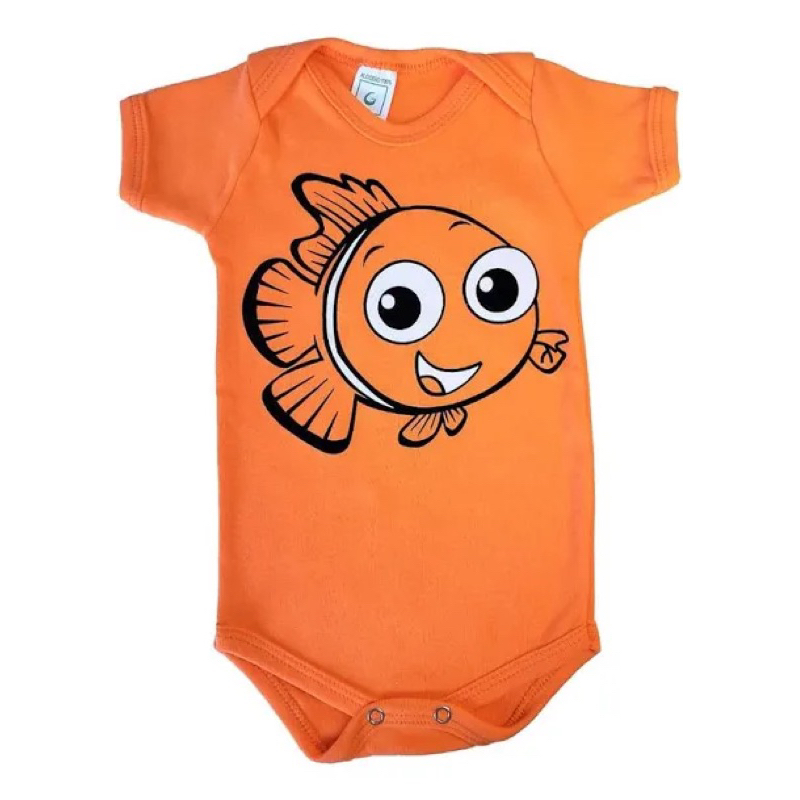 Body temático / mesversário Nemo | Shopee Brasil
