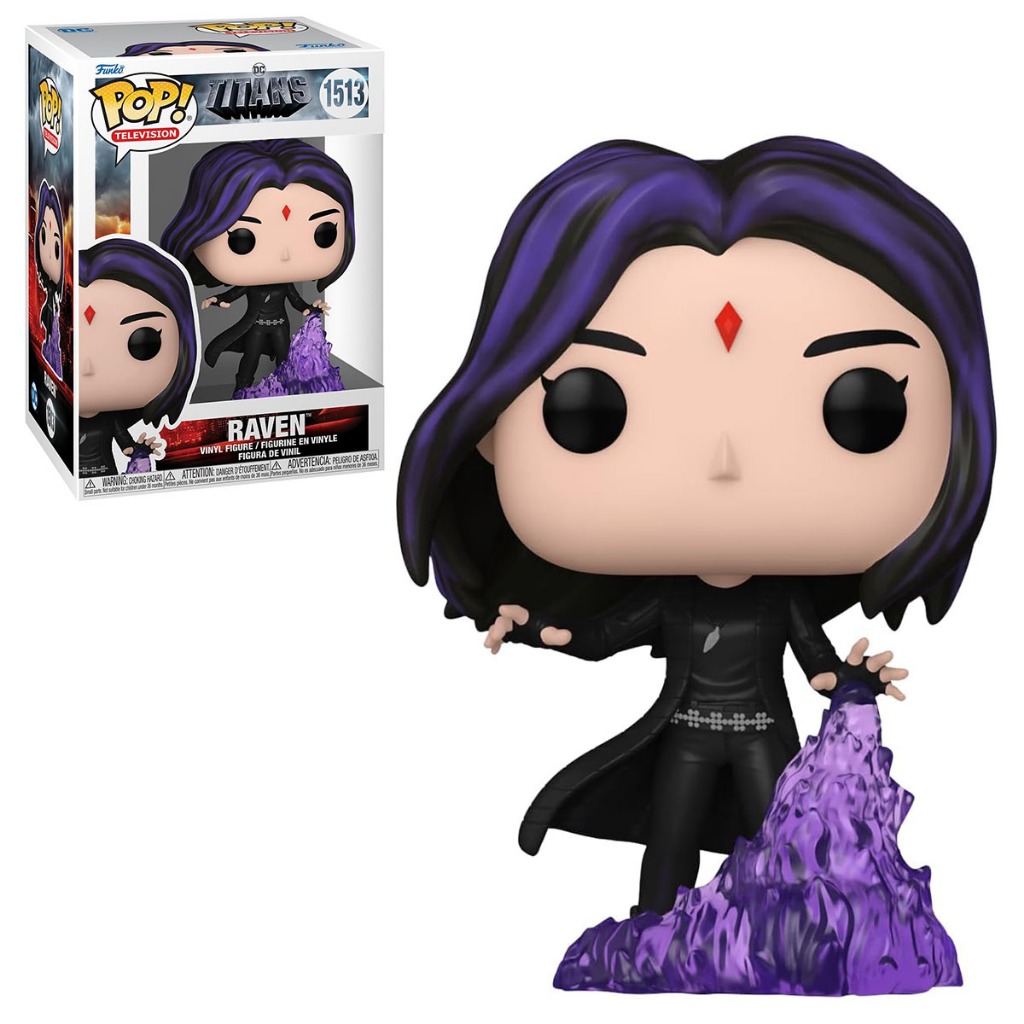 Funko Pop Television Dc Comics Titans Raven 1513 | Shopee Brasil
