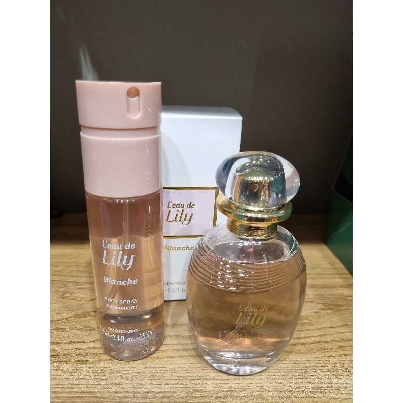 Combo L'eau de Lily Blanche Desodorante Colônia 75ml + L'eau de Lily ...