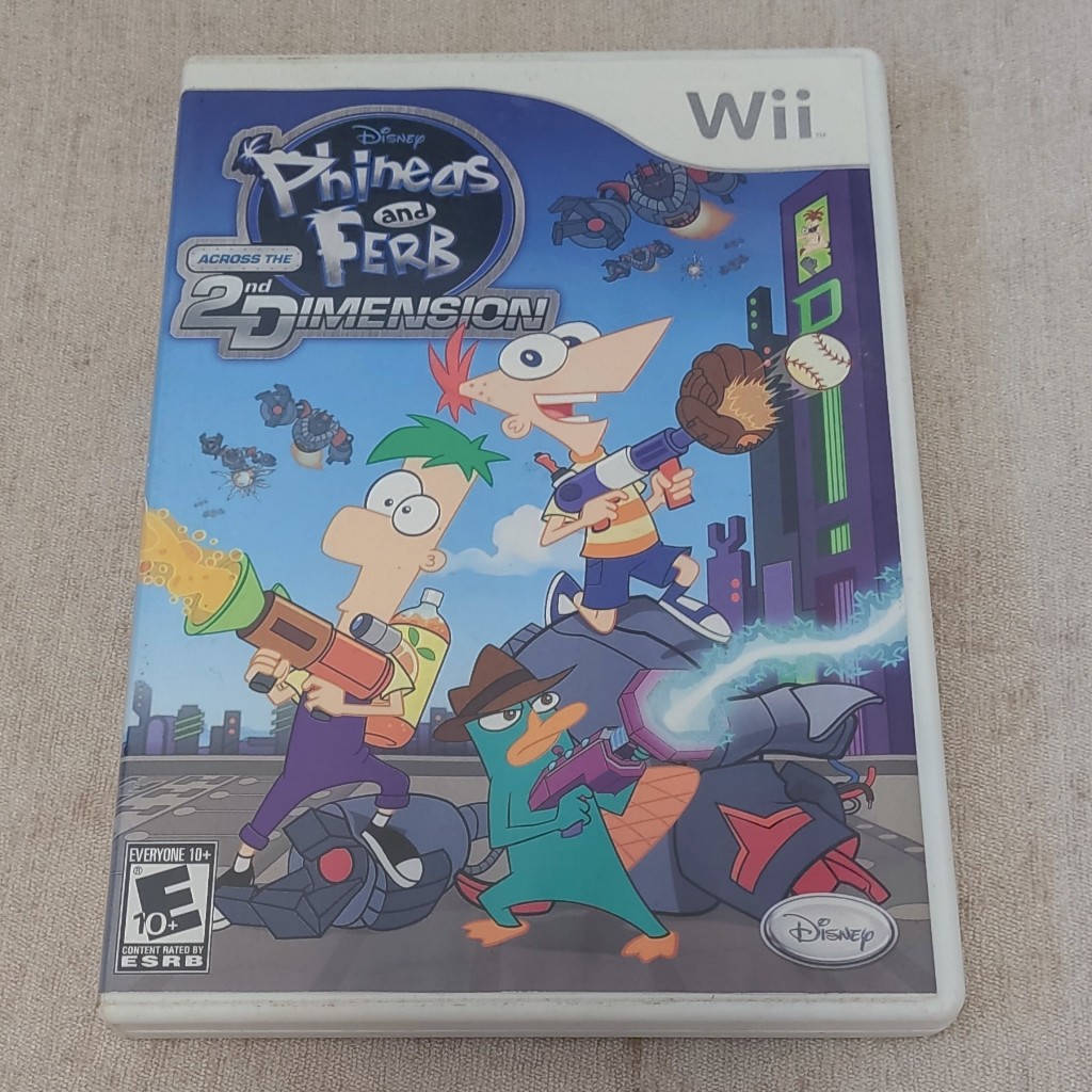 Jogo Nintendo Wii - Phineas And Ferb 2d Dimension - Original | Shopee ...