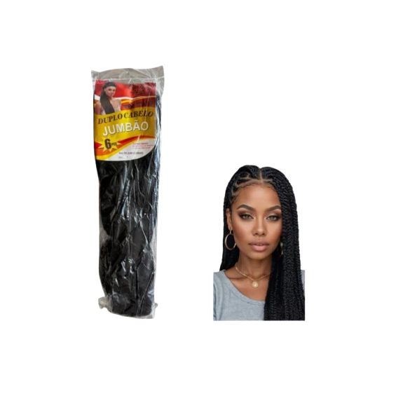 Cabelo Jumbo Jumbão Yan Hair 400g Duplo Cabelo | Shopee Brasil