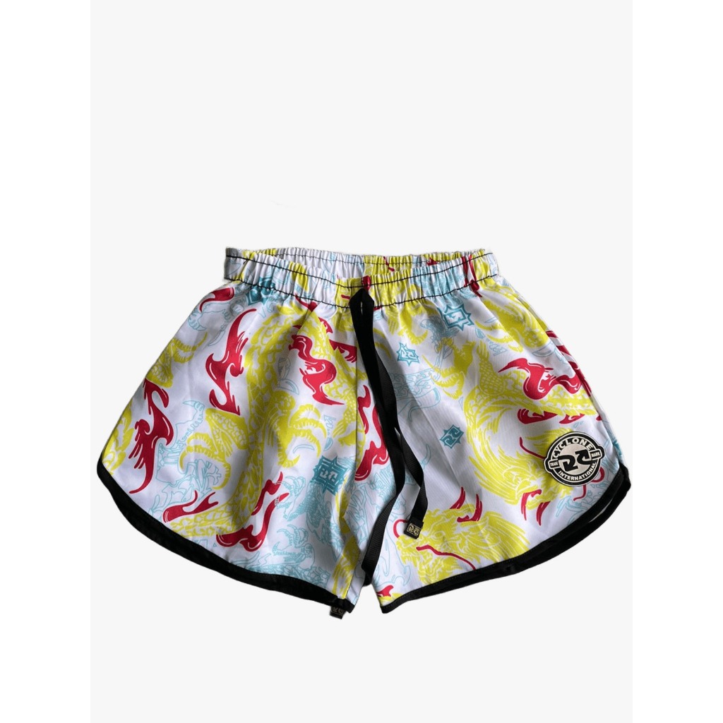 Shorts Cyclone Microfibra Branco Setas New | Shopee Brasil