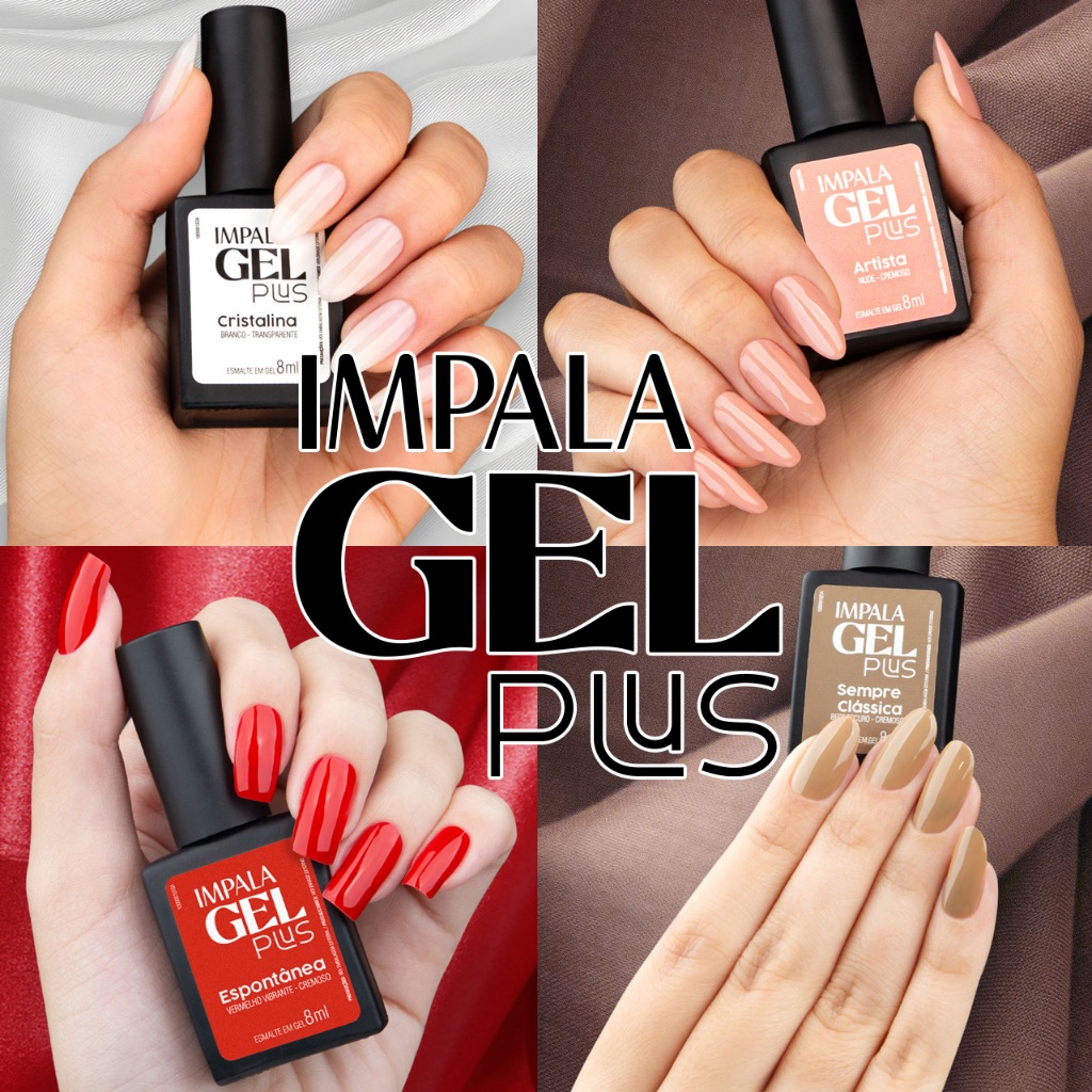Esmaltes em Gel Impala GEL Plus | Shopee Brasil