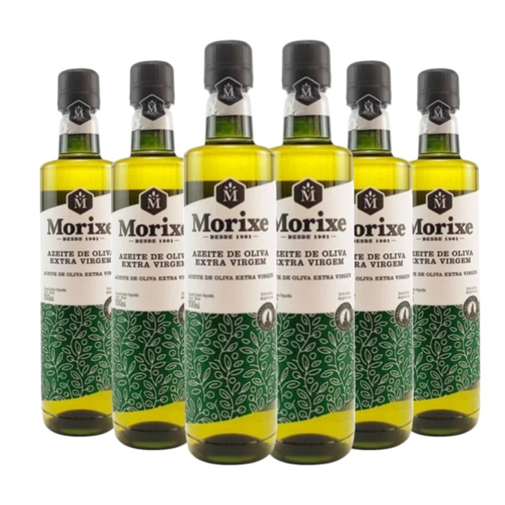 Azeite Oliva Morixe extra virgem Argentina Pet 500ml cx 06 unidades ...