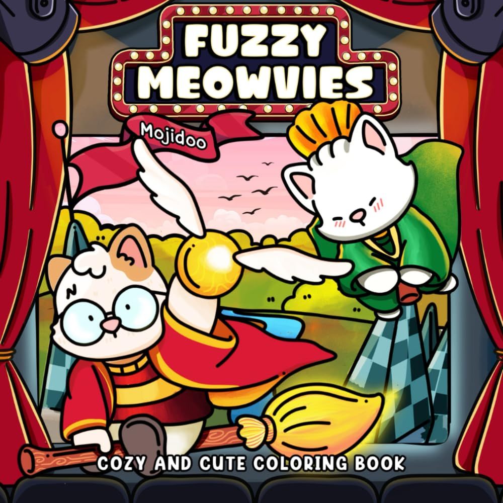 Fuzzy Meowvies - 30 Desenhos para Colorir | Shopee Brasil