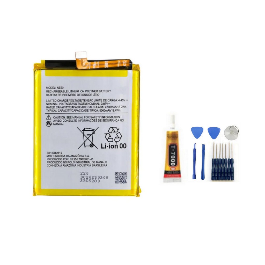 Flex Carga Bat Compatível com Moto NE50 G52 / G82 / G72 / G71S | Shopee ...