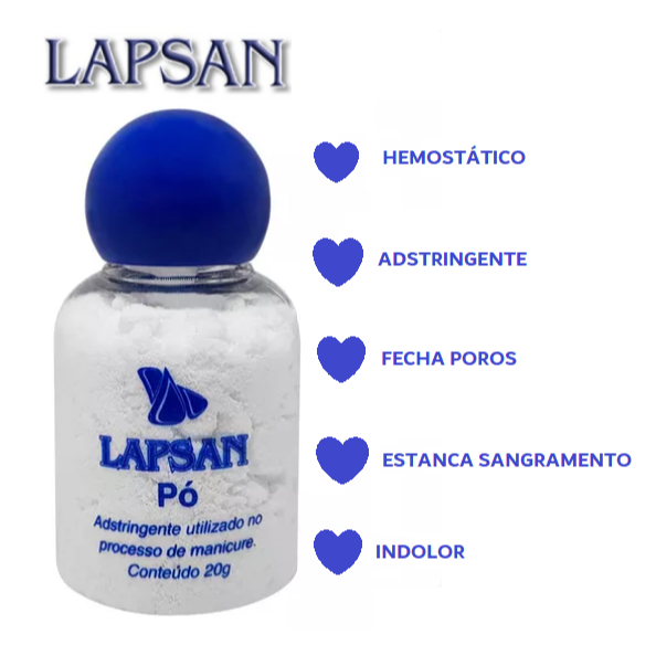 LAPSAN PÓ PARA ESTANCAR SANGUE - CICATRIZANTE / ADSTRINGENTE ...
