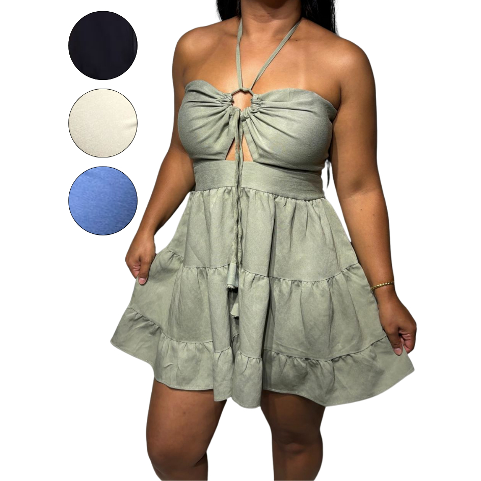 Vestido Feminino Casual Com Bojo Soltinho Camadas 3 Marias - Laço e ...