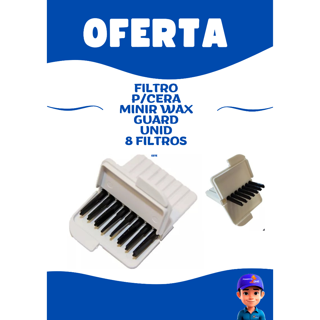 MiniR WAX GUARD FILTRO DE CERA EXCLUSIVE PARA APARELHOS 2.0 SIGNIA ...