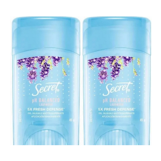 Kit 2 Desodorante Gel Secret pH Balanced Lavender 45g | Shopee Brasil