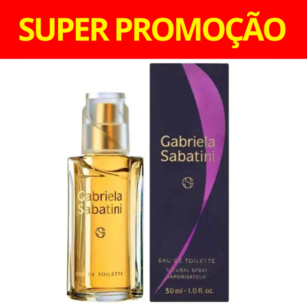 PERFUME FEMINO GABRIELA SABATINI 100 ML EAU DE PARFUM BASE A ÓLEO COM ...