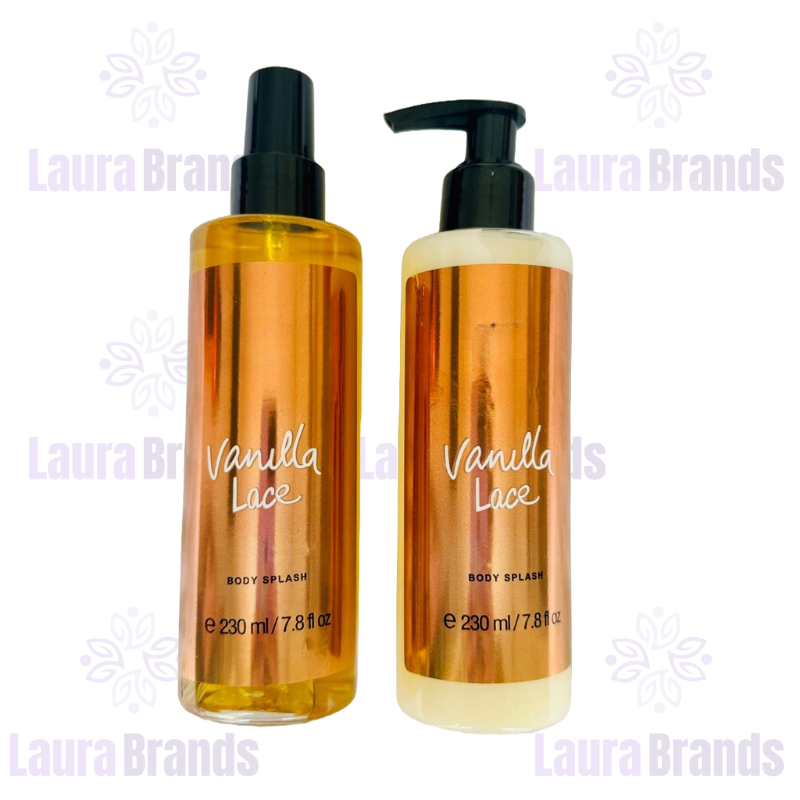 KIT BODY SPLASH + CREME HIDRATANTE PUMP PÓS BANHO PREMIUM VANILLA REF ...