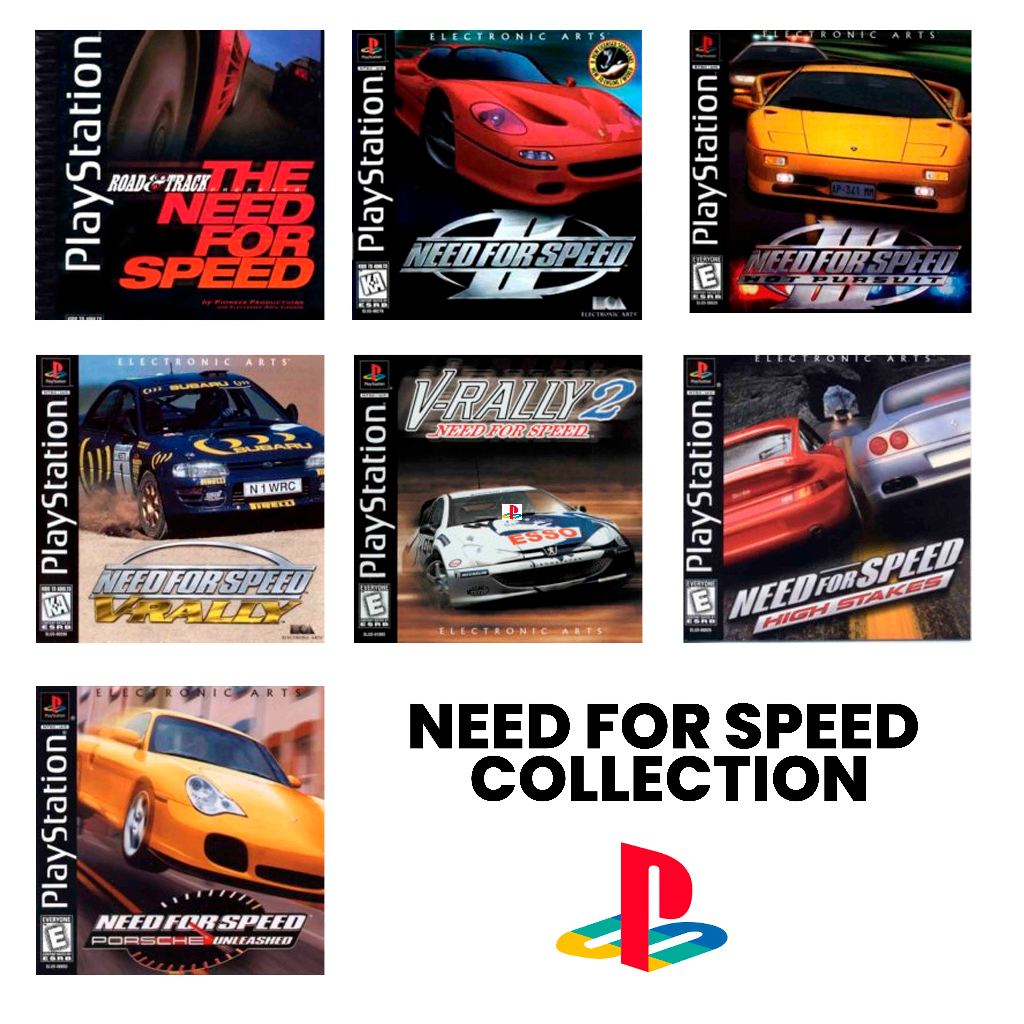 Need for Speed Collection - PS1/PSX | Shopee Brasil