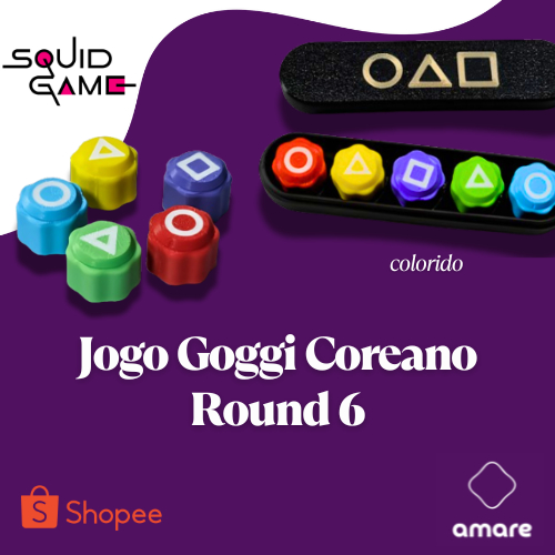 Jogo Coreano Goggi - (Round 6, Squid Game) | Shopee Brasil