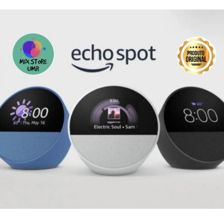 NOVA ECHO SPOT AMAZON COM ALEXA | Shopee Brasil