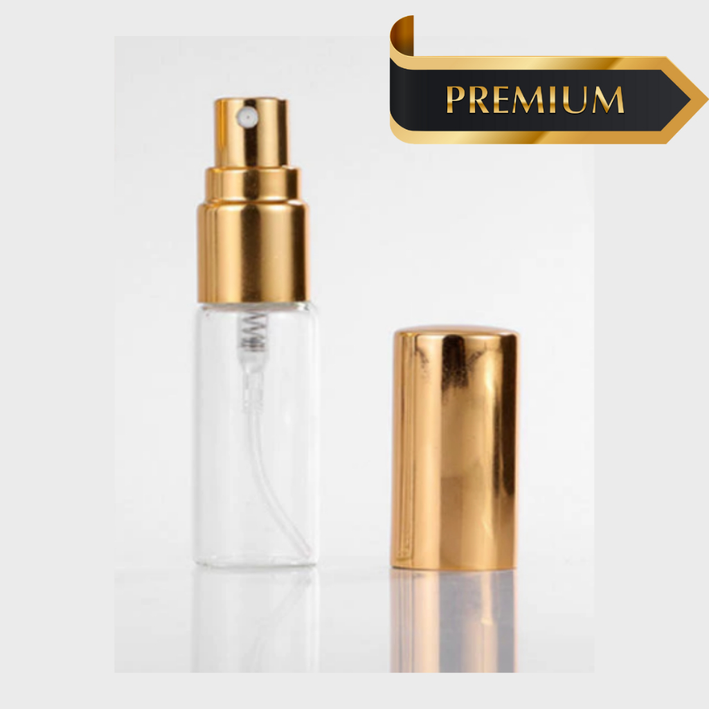 10 Frascos de Vidro 5ml Válvula Spray PREMIUM para Perfumes Amostras ...