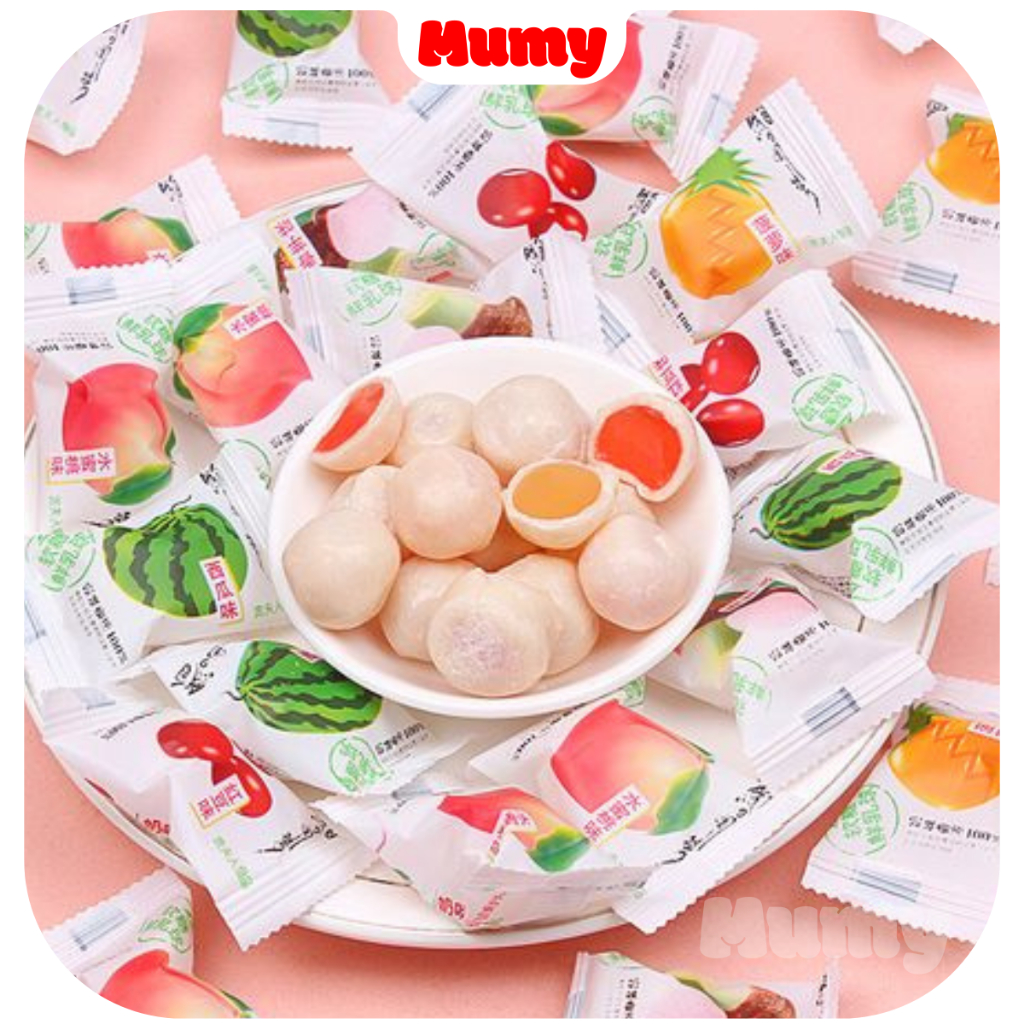 30 Balas de frutas chinesas sabor uva morango maça verde melancia ...