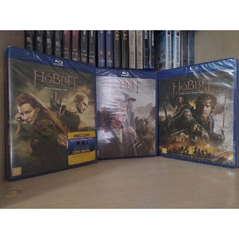 Blu-ray Trilogia O hobbit (lacrados) | Shopee Brasil