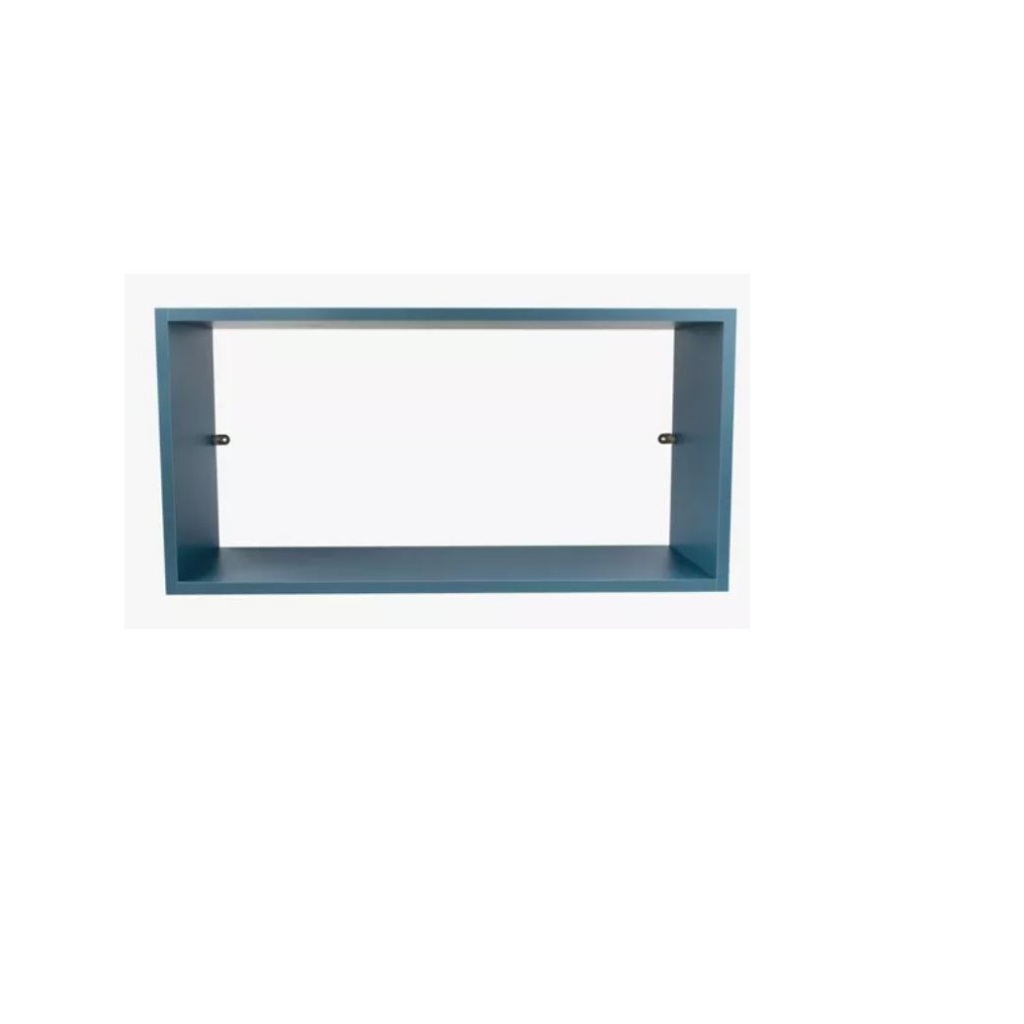 Nicho em Mdf Azul Secreto 68cmx34cmx19cm Simplifiq | Shopee Brasil