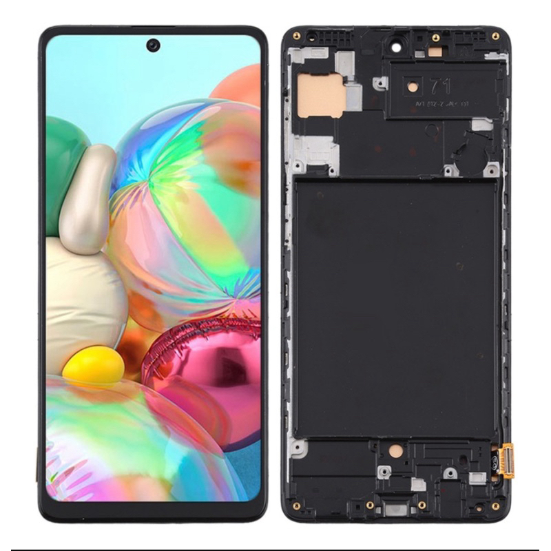 FRONTAL TELA DISPLAY SAMSUNG A71 (A715) COM ARO OLED | Shopee Brasil